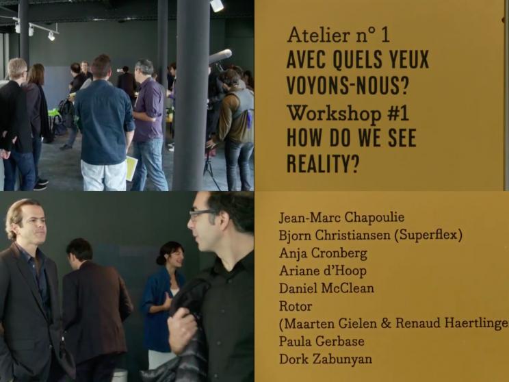 Workshop n° 1 – « How do we see reality? » | Lafayette Anticipations